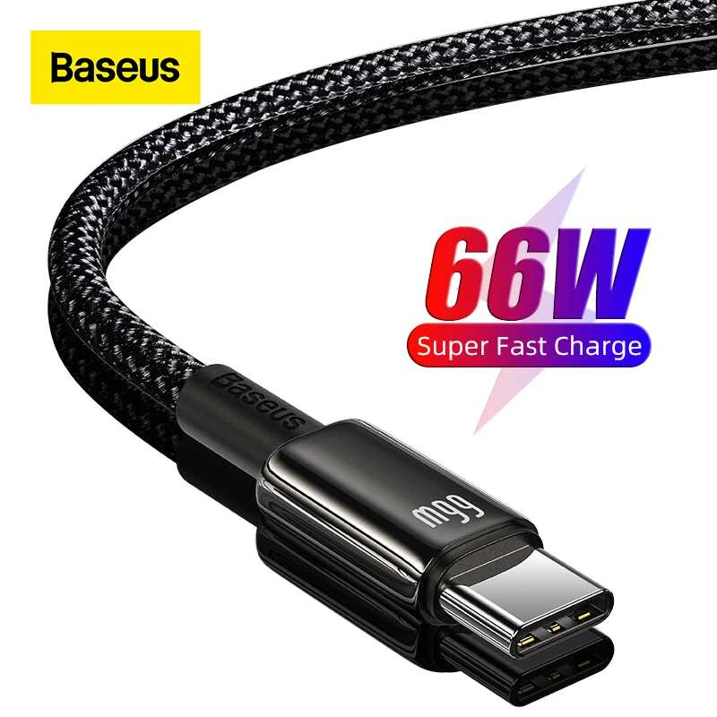 Baseus 6A USB Type C Cable for Huawei P40 Pro Mate 40 30 Supercharge ...