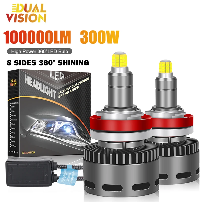 H7-LED-H1-Canbus-H11-360-degree-100000LM-300W-HB3-HB4-9005-Bi-LED ...