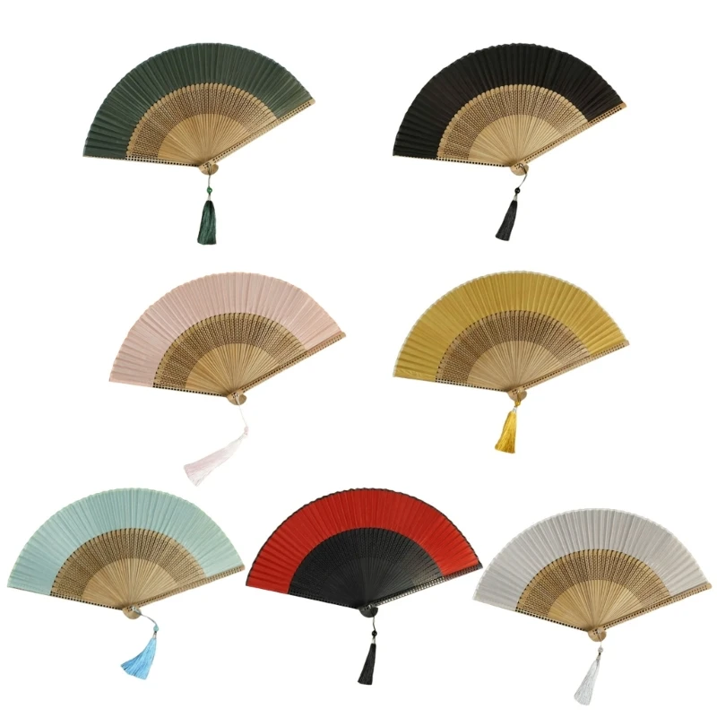 Traditional-Chinese-Silk-Fan-Elegant-and-Simple-Wood-Foldable-Fan ...