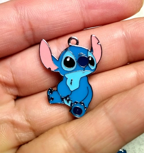 Lot-Cartoon-stitch-Charms-DIY-Jewelry-Making-Pendants-Necklace-Pendant ...