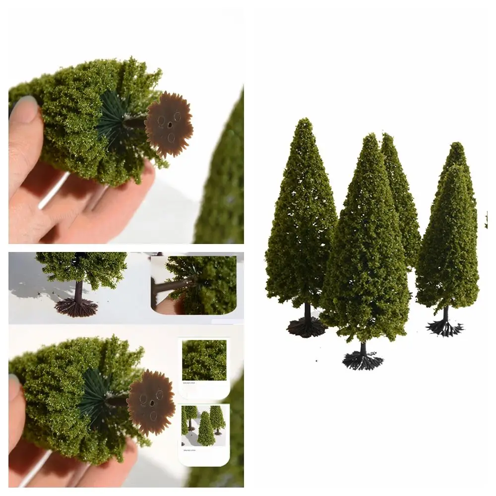 10PCS-Building-Model-DIY-Sand-Table-Material-Model-Pine-Tree-Greening ...