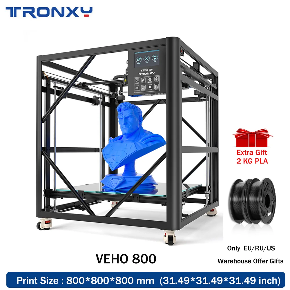 TRONXY VEHO 800 FDM 3D Printer Huge Print Size 800*800*800mm Auto ...