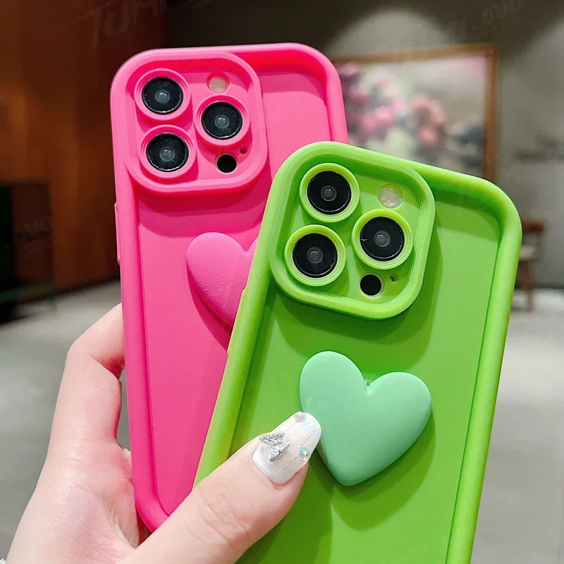 3D-Love-Heart-Phone-Cases-For-Samsung-Galaxy-A15-A25-A35-A55-A05-A05S ...