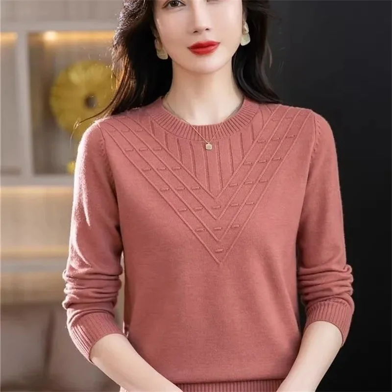 Women-s-Knitting-Tops-Autumn-Winter-2024New-Foreign-Sweaters-Mother-s ...