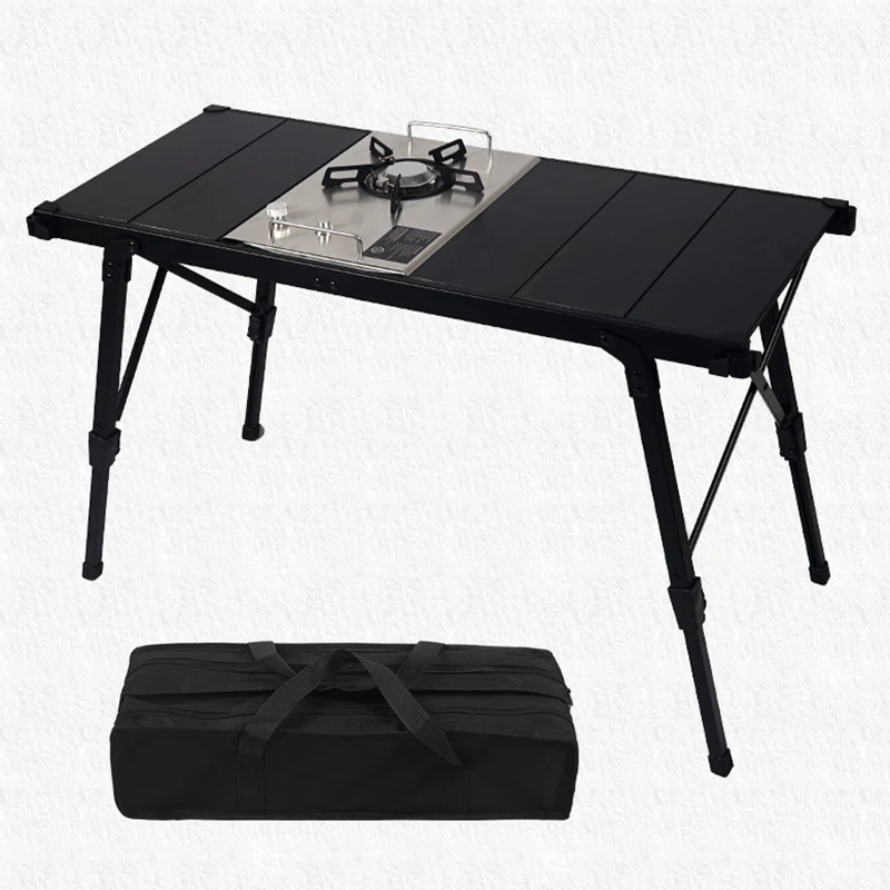 Outdoor Aluminum Alloy Folding Table Camping Portable Foldable BBQ ...