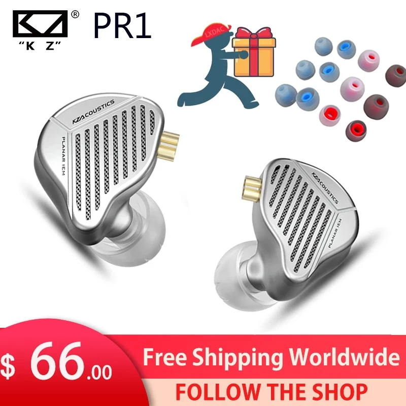 Kz Pr1 Planar Driver In Ear Wired Earphones Music Headphones Hifi Bass Monitor Earbuds Sport ...
