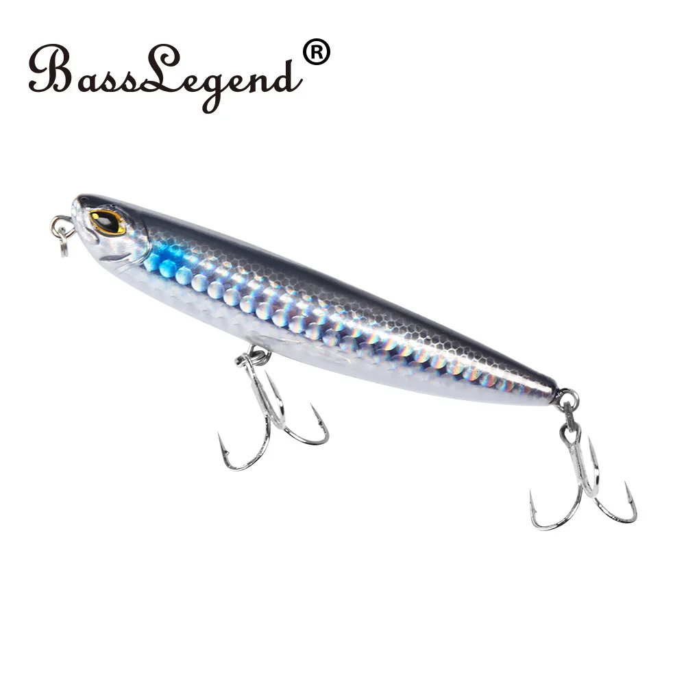 BassLegend-Fishing-Topwater-Lure-Surface-Walk-The-Dog-Bass-Pike-Sparrow ...