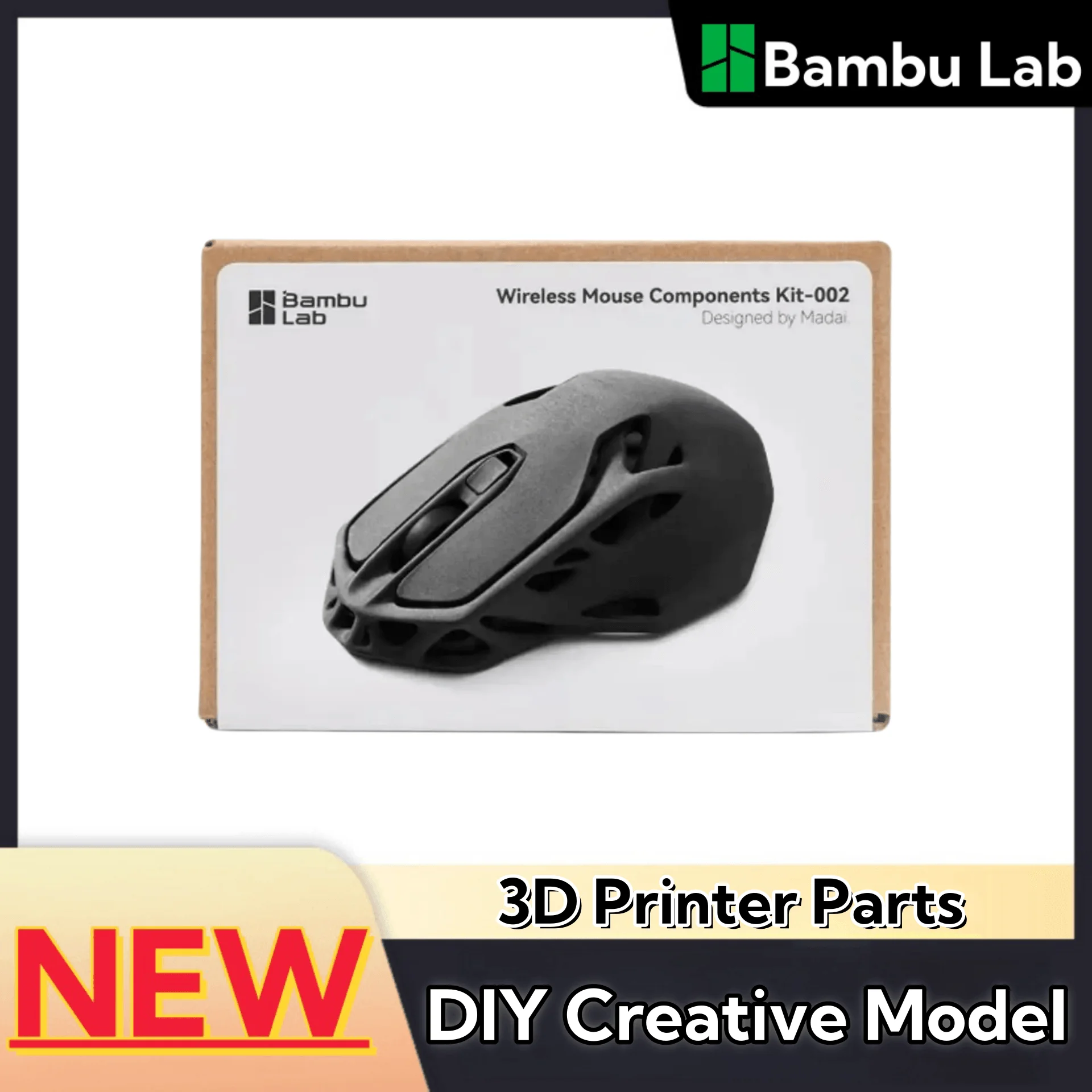 Bambu-Lab-3D-printing-DIY-Creative-Model-Computer-Wireless-Mouse ...