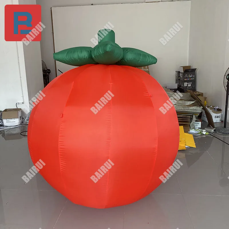 Inflatable-mock-tomato-autumn-vegetable-and-fruit-bar-stage-thatched ...