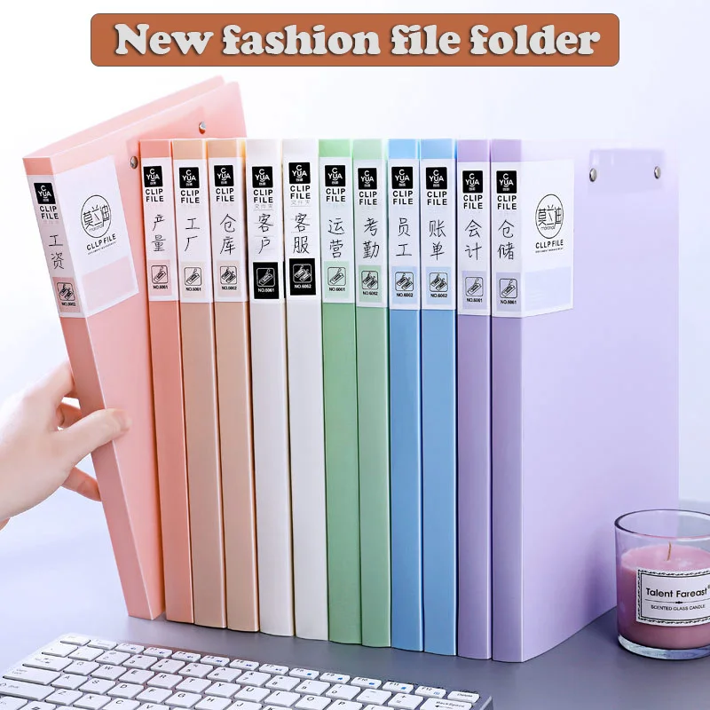 2-Clips-Dokument-Datei-Ordner-f-r-A4-Papier-Brief-Gr-e-Binder ...