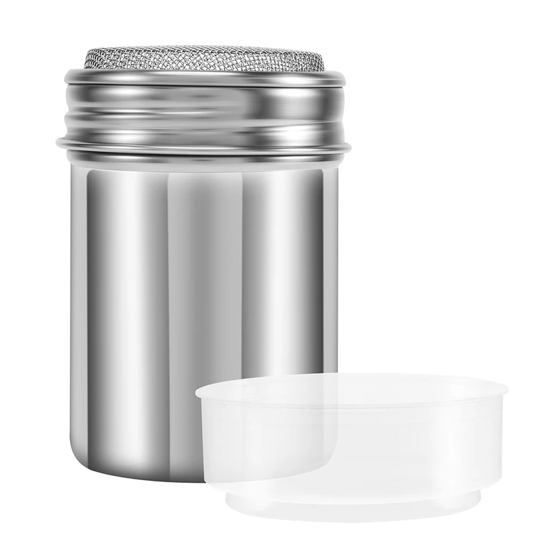 Silver-stainless-steel-mesh-tube-type-dusters-dusting-salt-shaker-spice ...