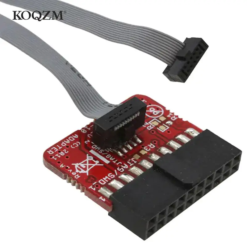 2.54mm PIN 0.1 1.27mm Jlink Adapter Board J LINK/v9 v8 ARM JTAG 20 10 ...