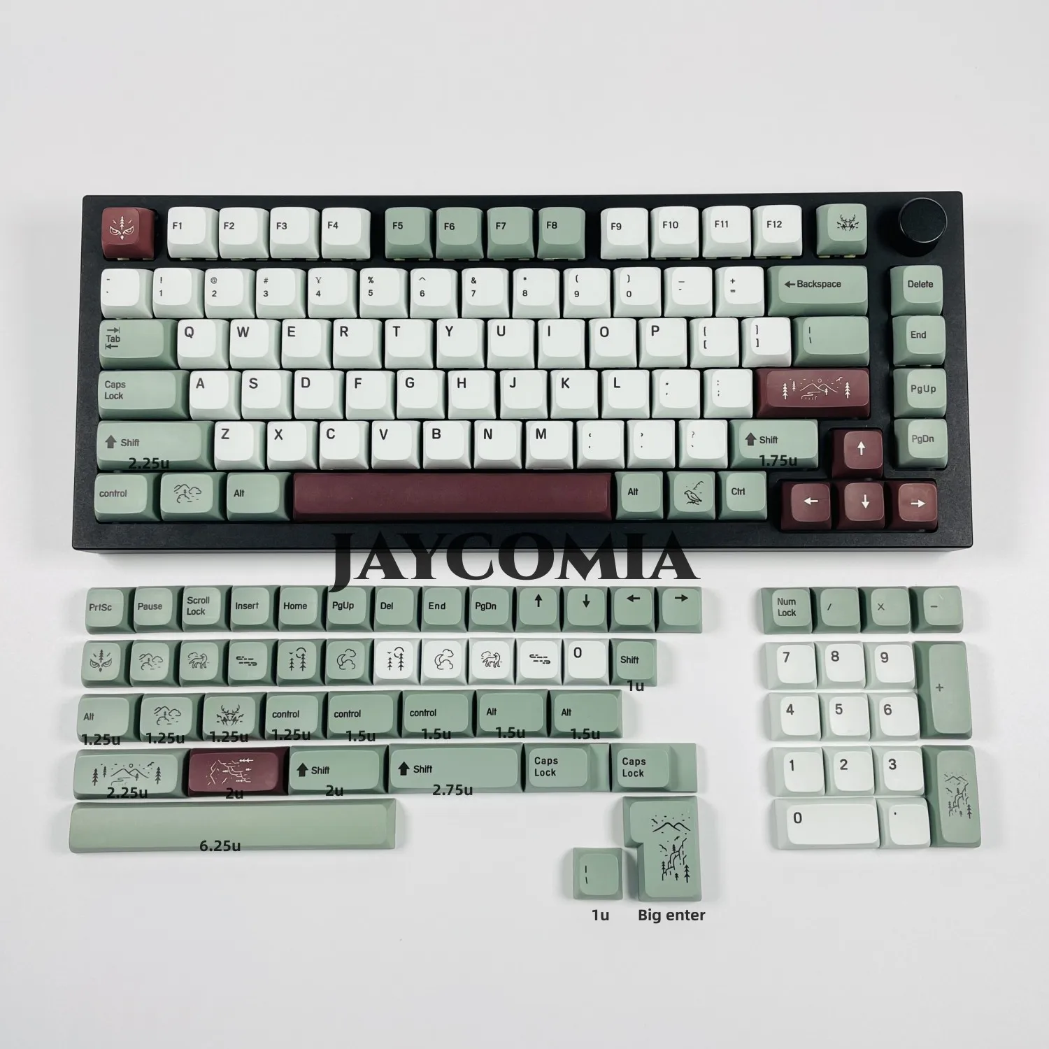 XDA-Misty-Keycaps-141-Chaves-PBT-Dye-Sub-ISO-Enter-Custom-Mx-Switch ...