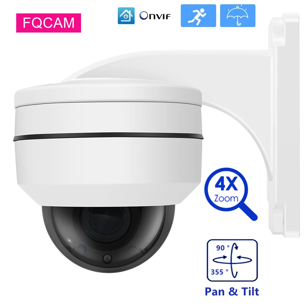 8MP IP Camera PTZ Pan Tilt 4xZoom Motorized Waterproof Home Street ...