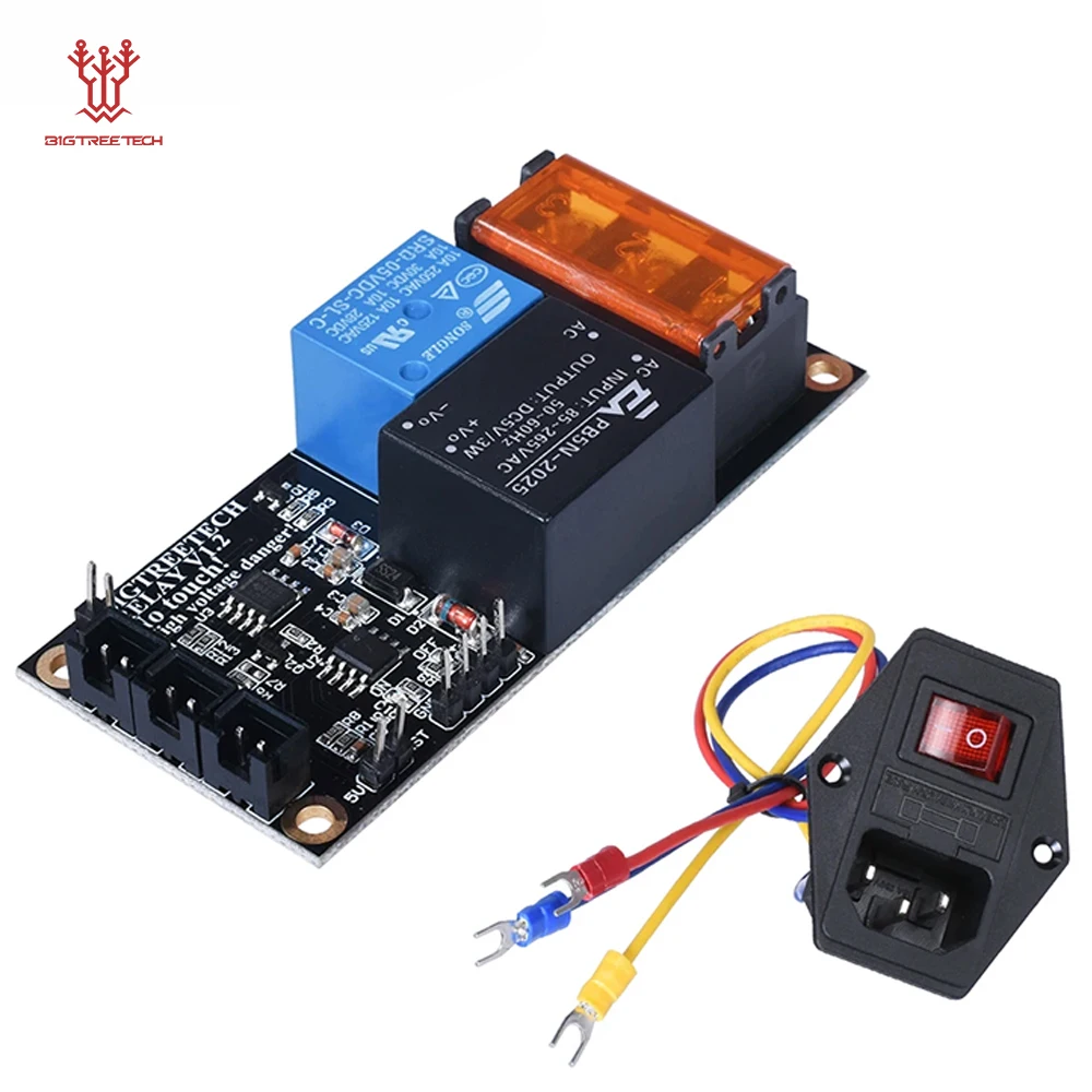 BIGTREETECH-Relay-V1-2-Automatic-Shut-Down-Module-10A-250V-Power-Switch ...