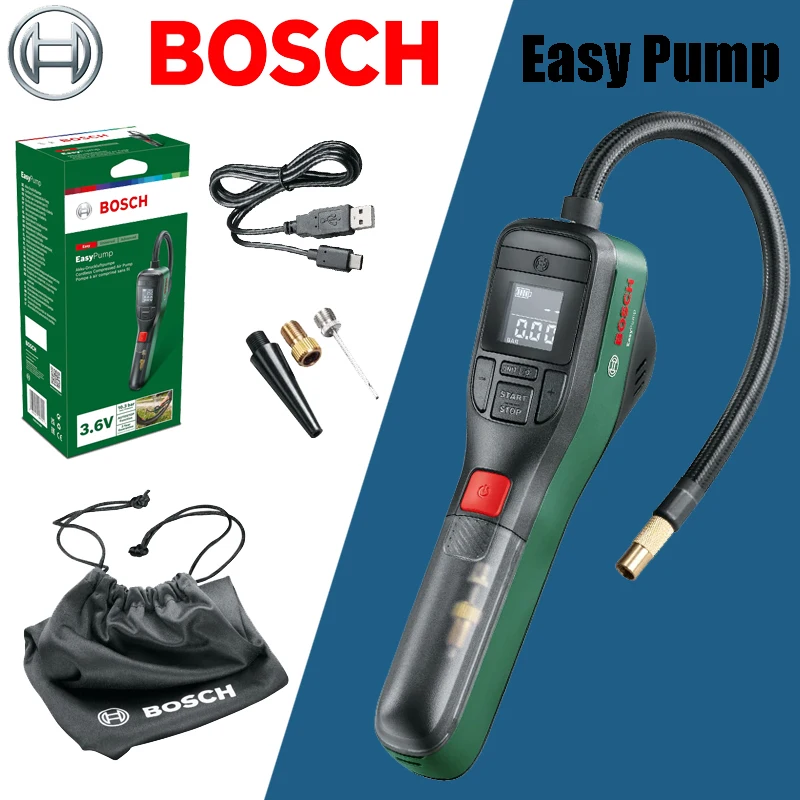 BOSCH-EasyPump-Cordless-Compressed-Air-Pump-Compact-Handy-Inflation-10 ...