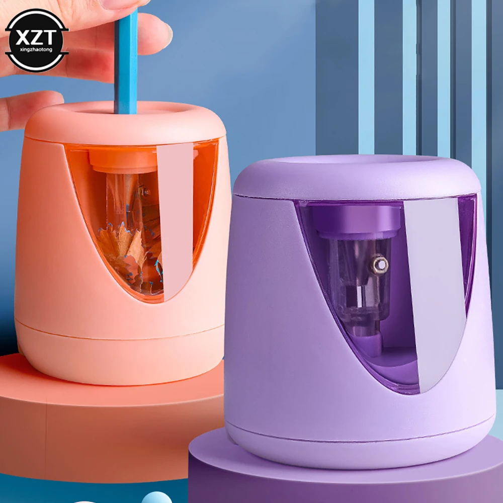 Creative-Electric-Automatic-Pencil-Sharpener-with-Battery-Student ...