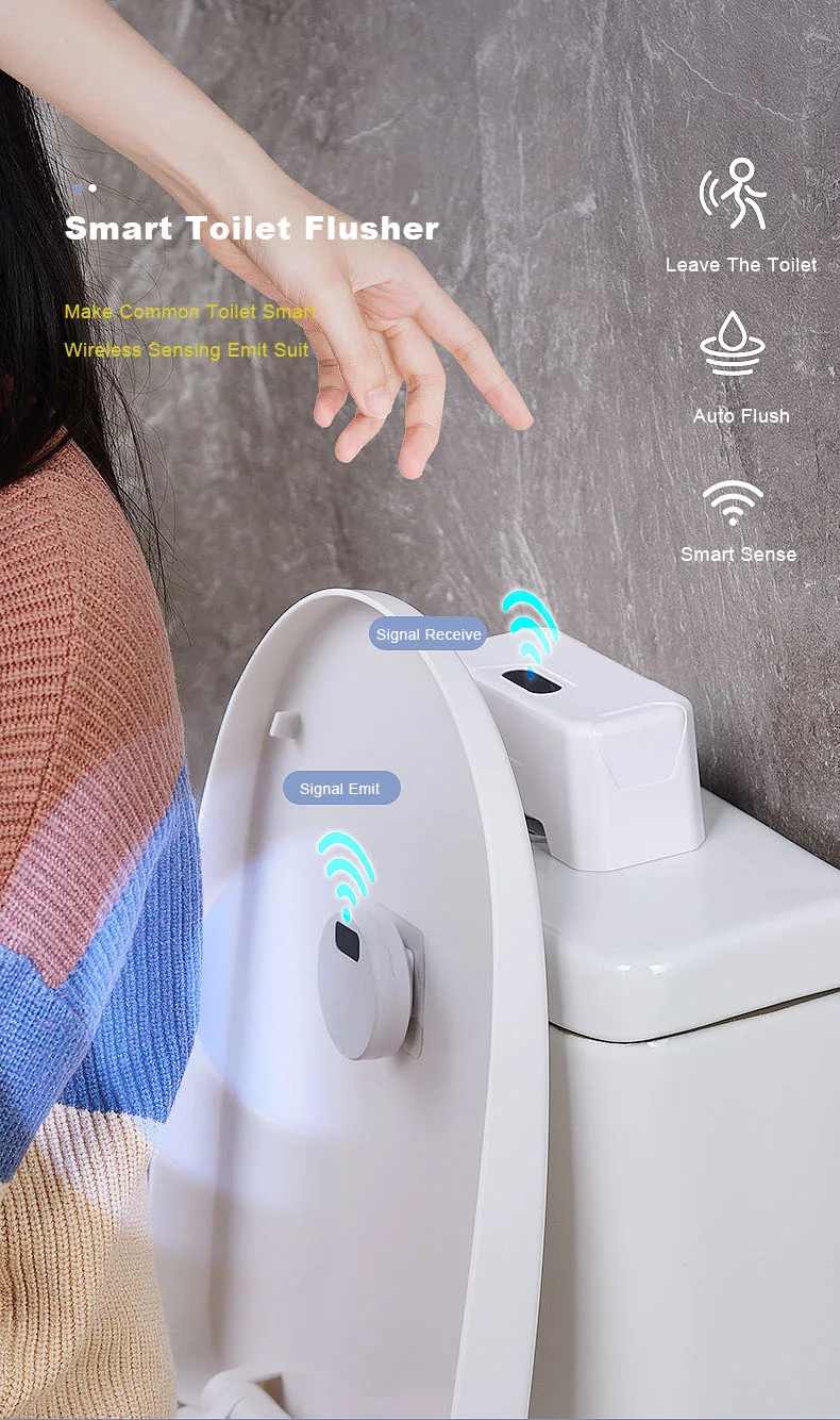 IIntelligent Toilet Sensor Non-contact Flushing Device with Infrared ...