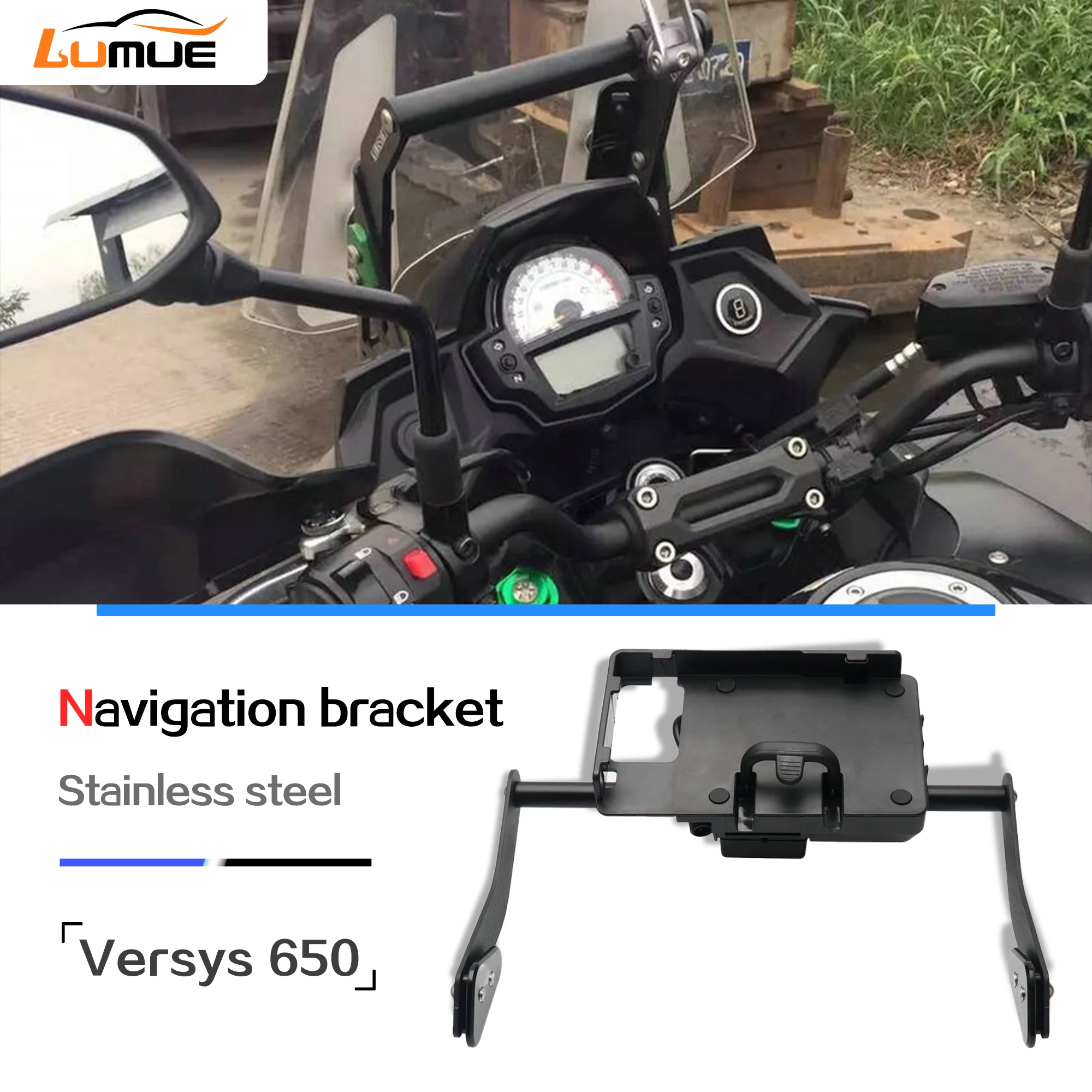 Motorcycle-Accessories-GPS-Navigation-Bracket-Supporter-Holder-For ...