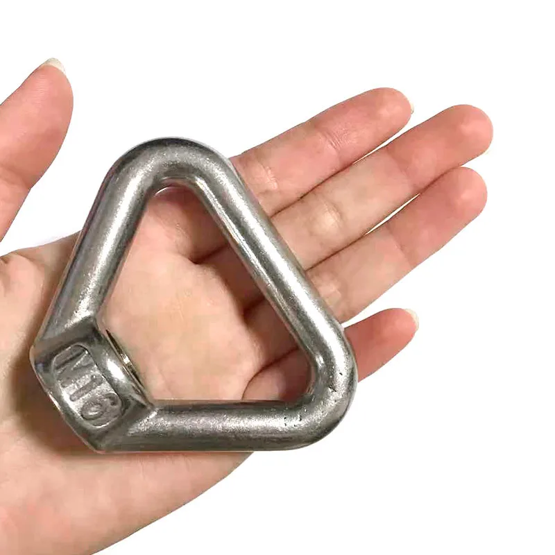 Écrou triangulaire de levage en acier inoxydable 304, anneaux filetés ...