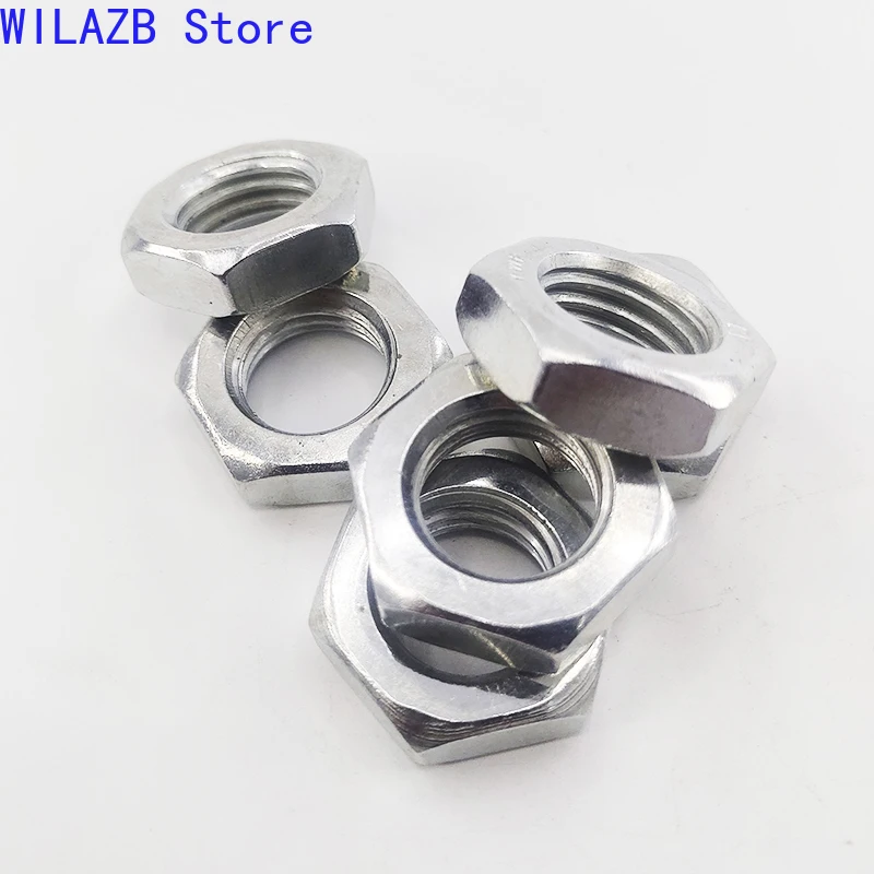M6 M8 M10 M12 M14 M16 GB6173 Zinc Plated Black Fine Pitch Thread Steel ...