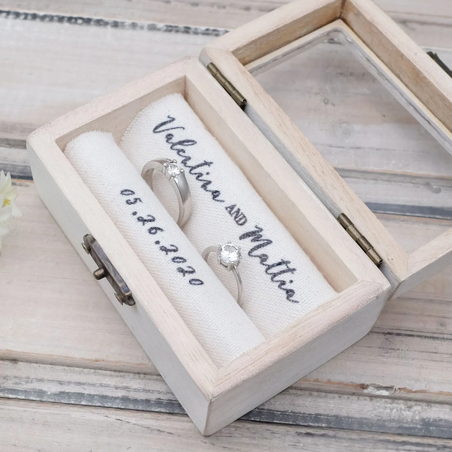 Personalized-Custom-Wedding-Ring-Box-for-Couple-Wood-Rings-Bearer-Box ...