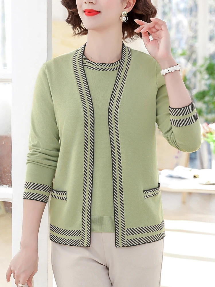 Real-Two-Pieces-Sets-Sweater-Women-Autumn-Spring-Long-Sleeve-Sweater ...
