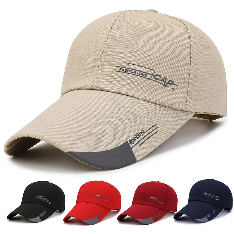 3-93-Inches-Extra-Long-Brim-Baseball-Cap-Adjustable-Breathable-Visor ...