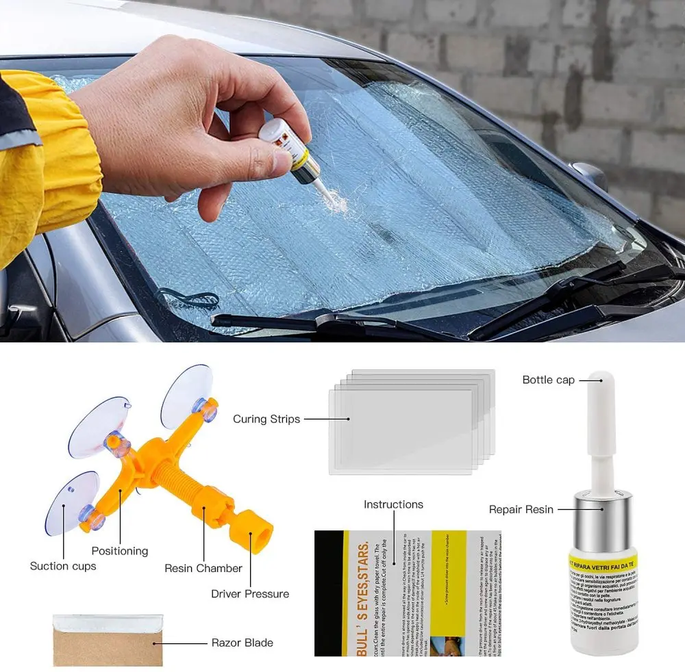 Rain-x-600001-Windshield-Repair-Kit-For-Car-Automobile-Fixing-Set ...