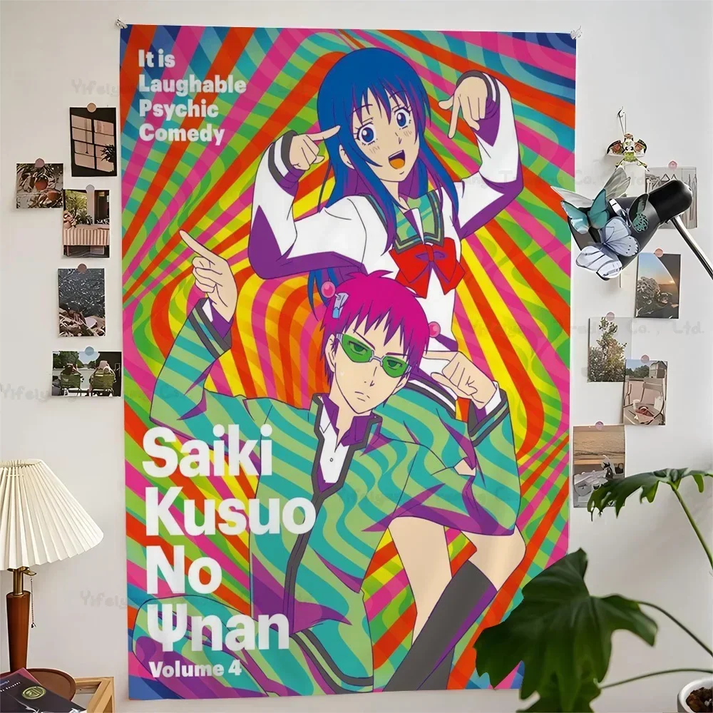 Japan-Cartoon-Anime-Saiki-K-Anime-Tapestry-Indian-Buddha-Wall ...