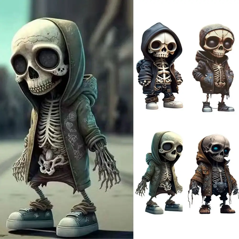 Cool-Skull-Figures-Resin-Miniatures-Cool-Skeleton-Decorative-Figurines ...
