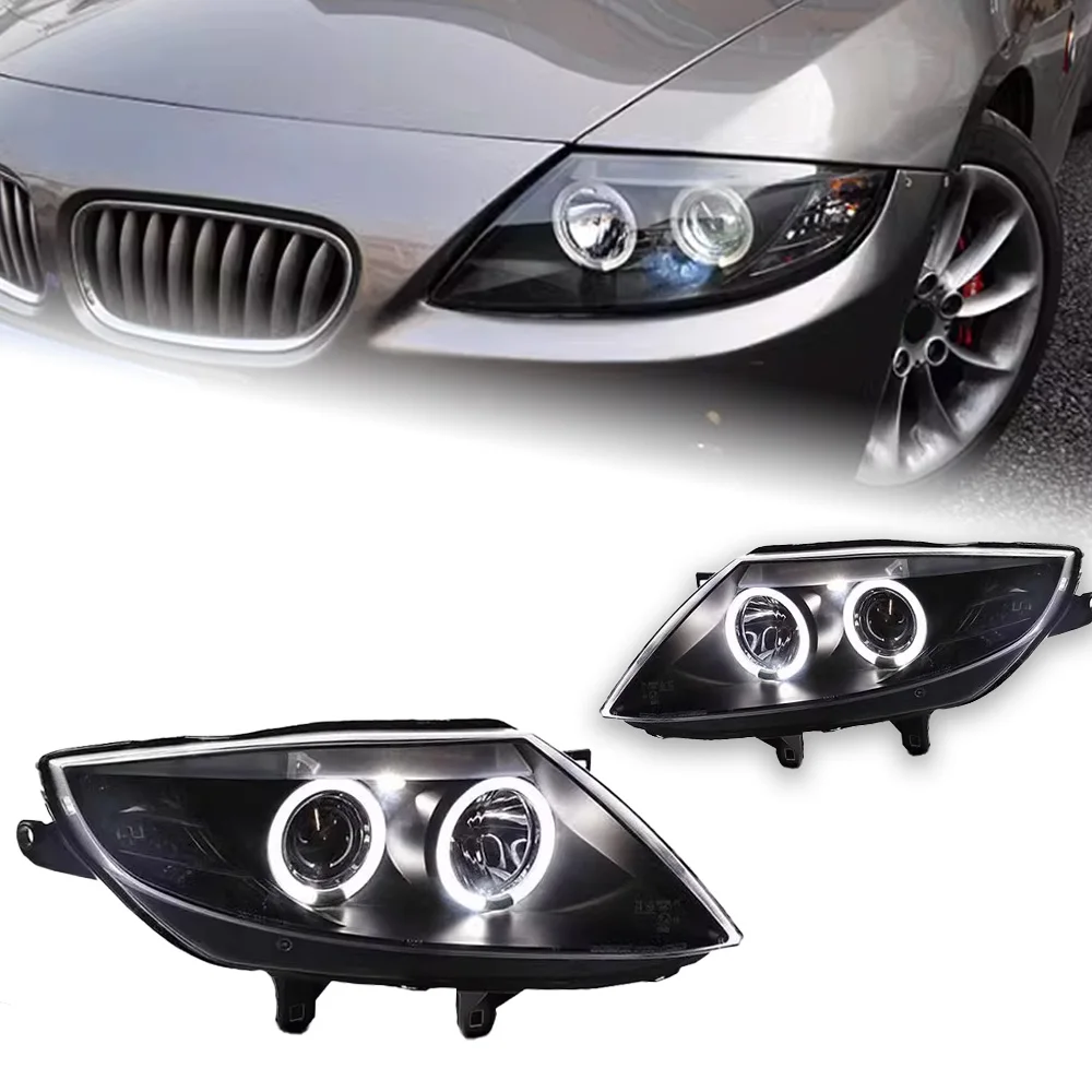 AKD-Car-Styling-for-BMW-Z4-Headlights-2003-2008-E85-LED-Headlight-DRL ...
