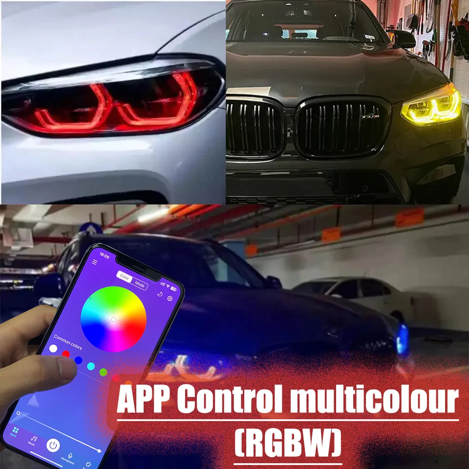 RGB multicolor Red Blue Green DRL For 2018 2020 BMW X3 F97 G01 X4 X4M ...