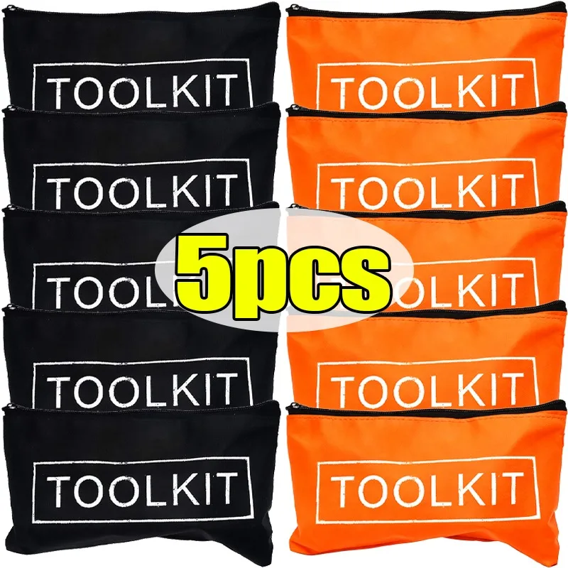 5/1pcs Large Capacity Multi-function Tool Bags Zipper Oxford Canvas ...