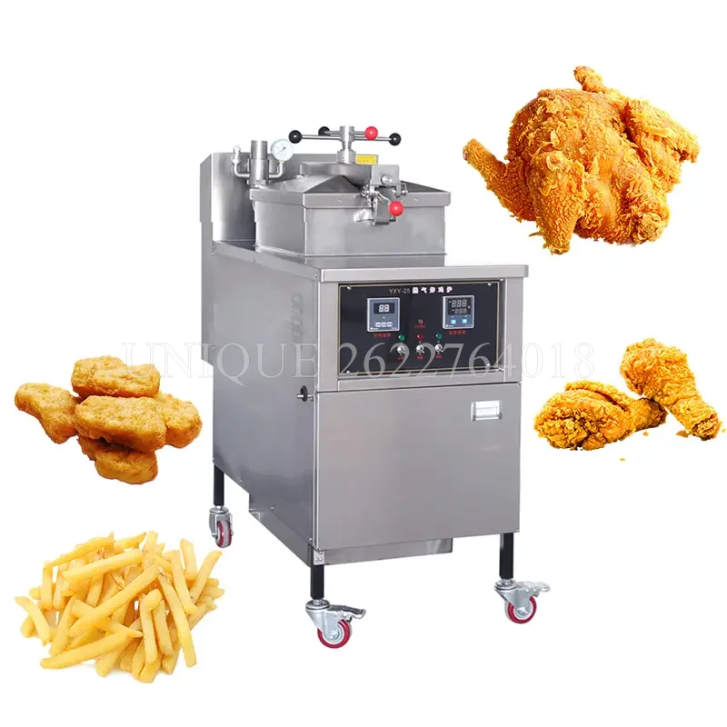 Gas-Pressure-Fryer-High-Voltage-Gas-Stainless-Steel-Electric-Heating ...