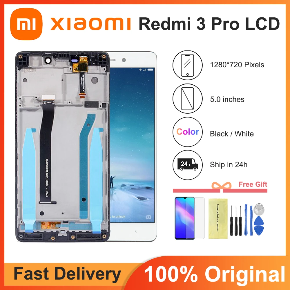 Xiaomi Redmi 3 Pro LCD 화면 Redmi 3s 디스플레이 화면 테스트 터치 스크린, Redmi 3S 프라임 ...
