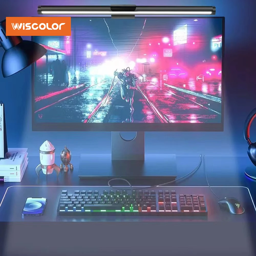 RGB Led Monitor Light Bar Monitor Screen Hanging Lighting USB Dimmable ...