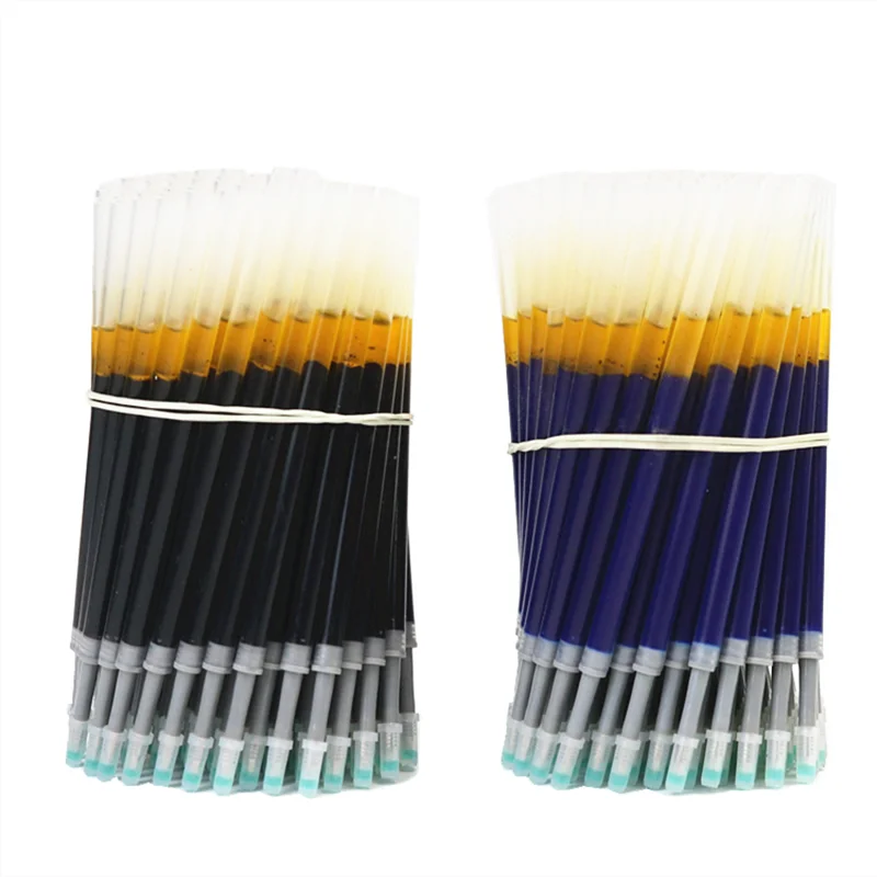 Gel Pen Refills 30 PCS Blak Blue 0.5mm writing line Pressed refill G-5 ...