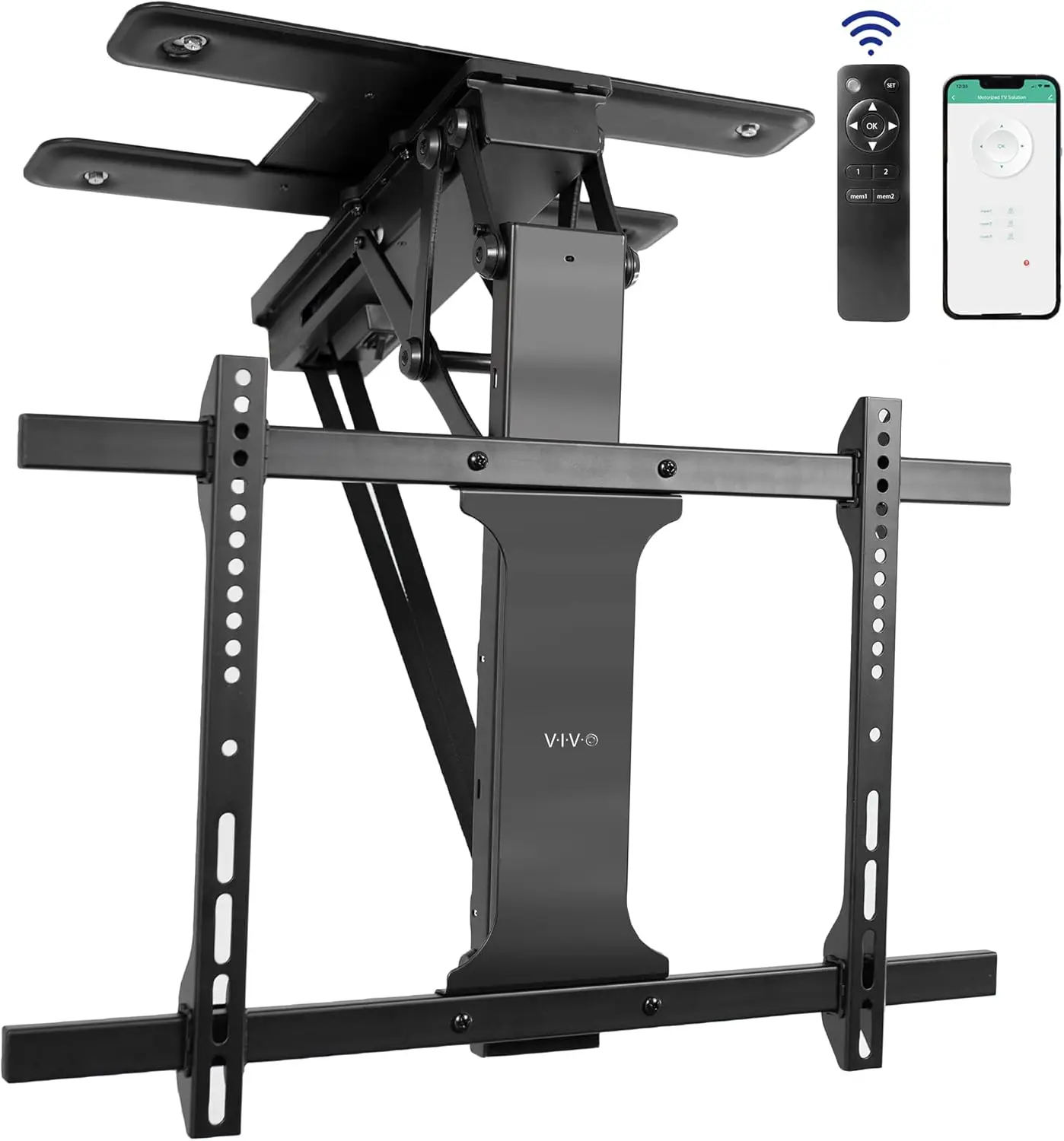Electric-Flip-Down-Swiveling-Ceiling-TV-Mount-for-32-to-70-inch-Screens ...