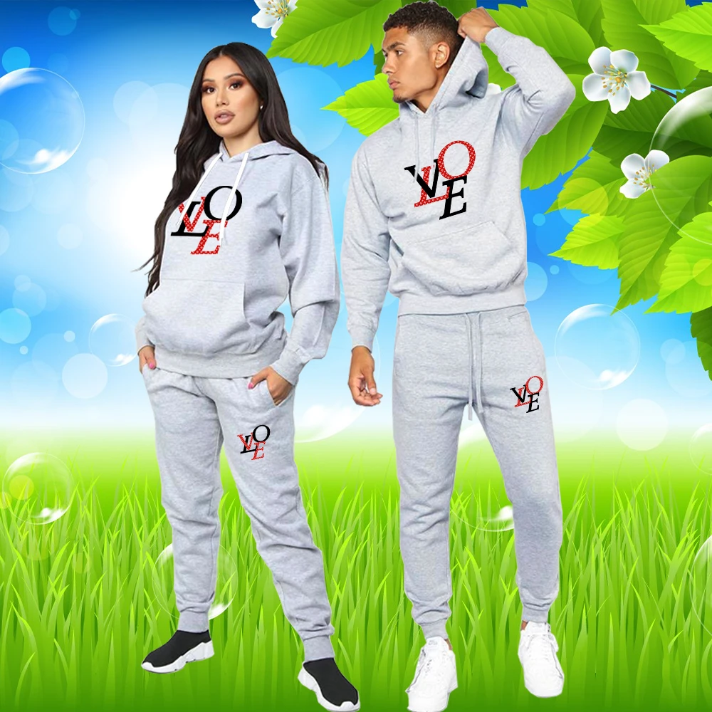 Couple Clothing Women Men | Couple Tracksuits Couples | Women Men ...