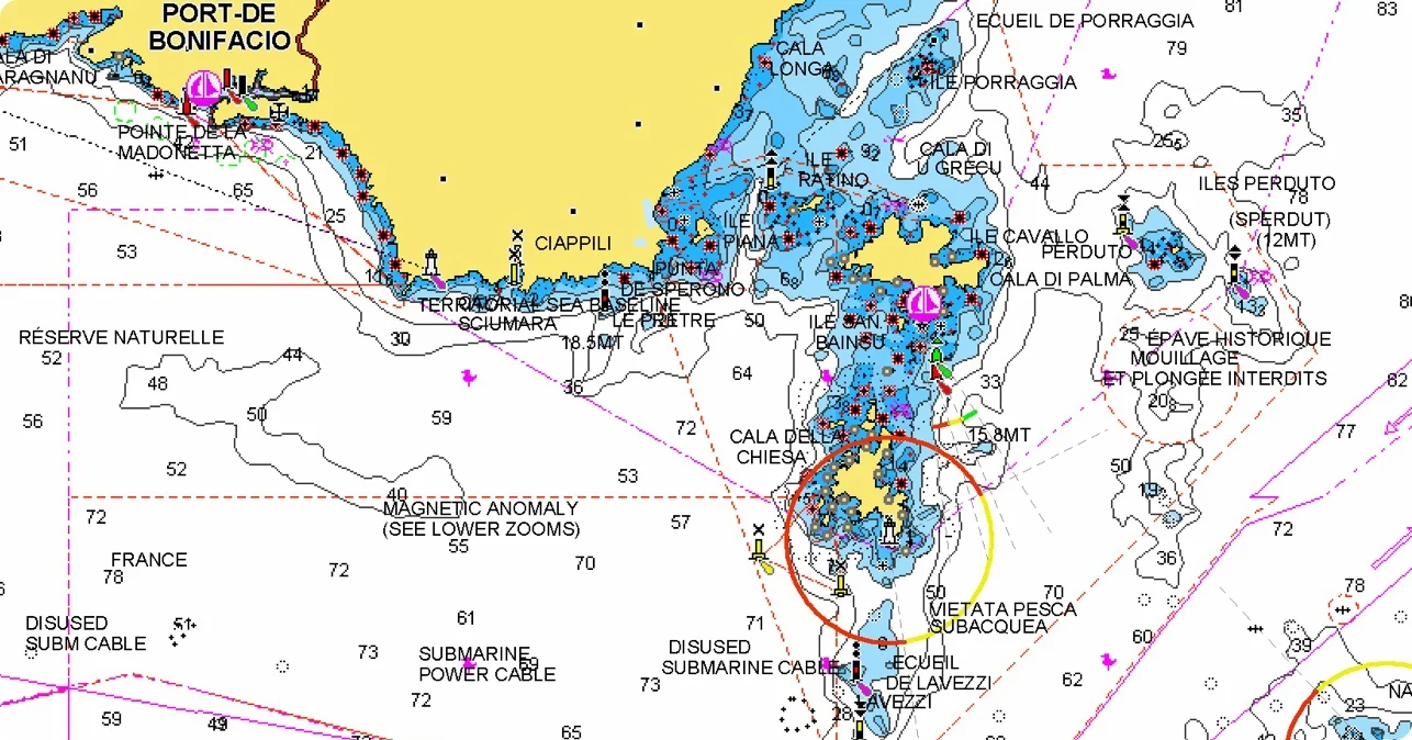 Marine Cartography card with nautical charts for the ONWA chartplotter ...