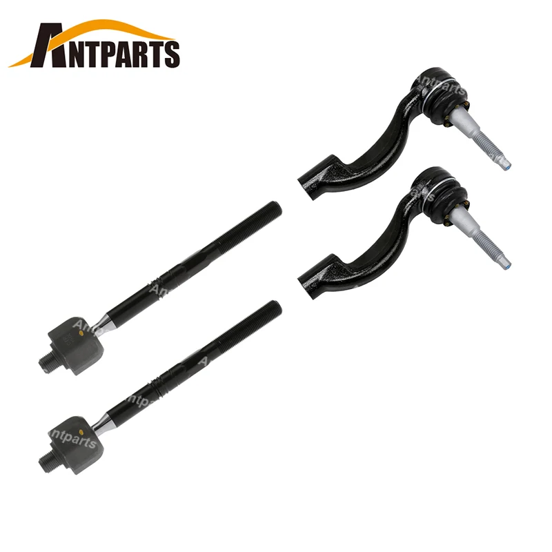 1Set Auto Parts Front Suspension Steering System Inner Outer Tie Rod ...