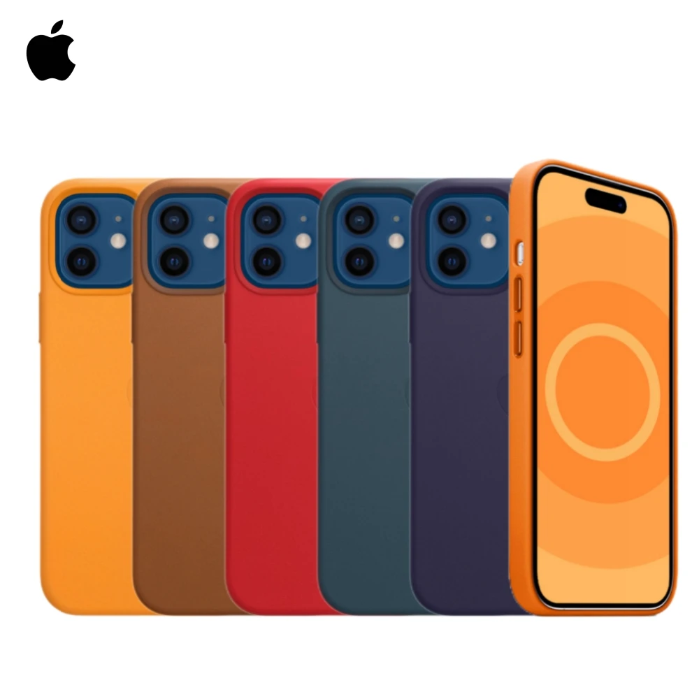 Original-Apple-Magsafe-Animation-Leather-Magnetic-Case-For-iPhone-12 ...