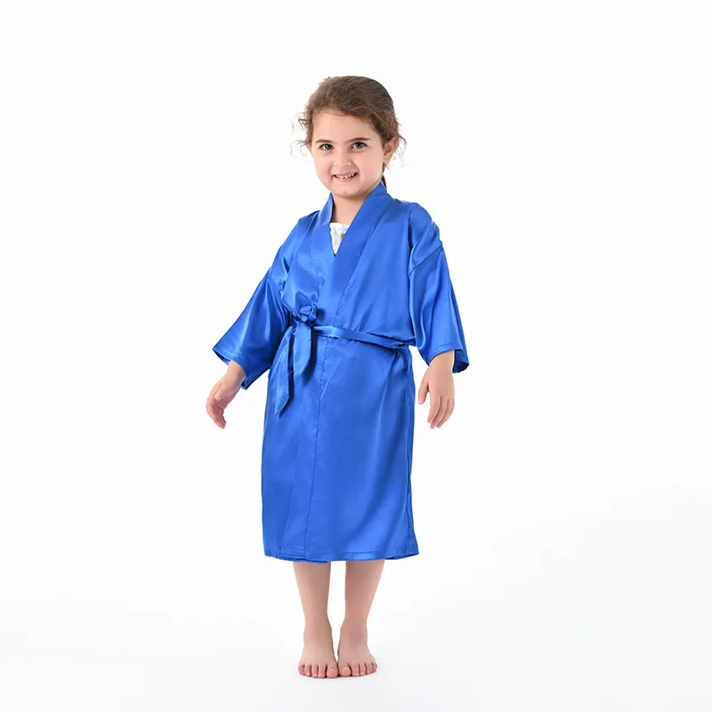 Kids-Robes-for-Girls-Satin-Silk-Child-Robe-Wedding-Bridesmaid-Robe-for ...