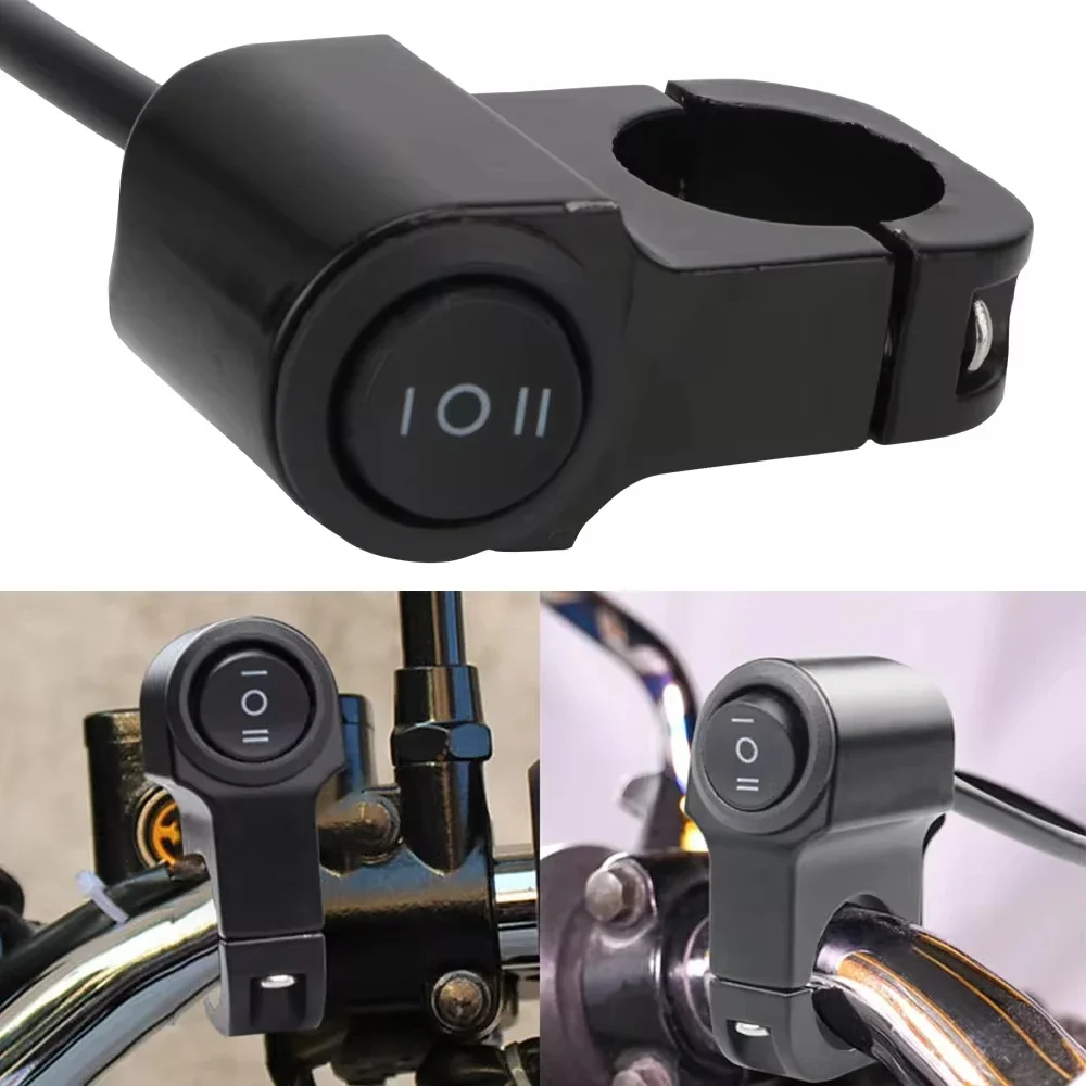 Universal Motorcycle 3 Way Switch ON OFF Mini Driving Light Switch With ...