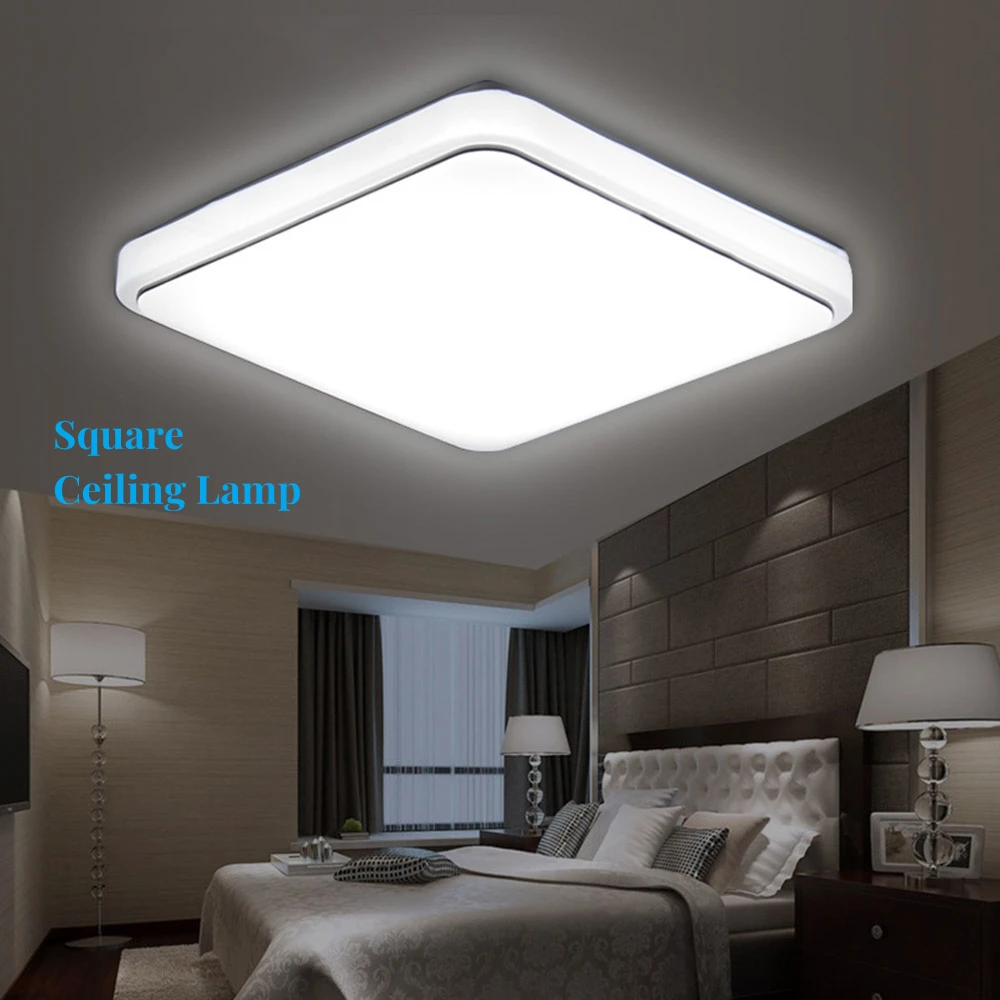 Tomshine-Square-LED-Ceiling-Lamp-AC220V-White-Color-Kitchen-Balcony ...