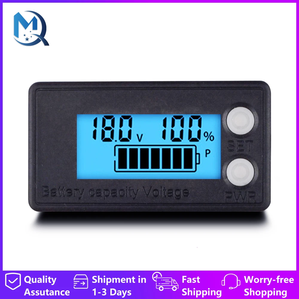 Waterproof 6133a Battery Capacity Indicator Dc 8v-100v Lead Acid ...