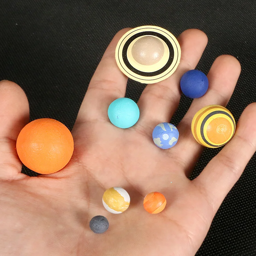 1-Set-3D-Three-dimensional-Milky-Way-Solar-System-Planet-Eight-Planets ...