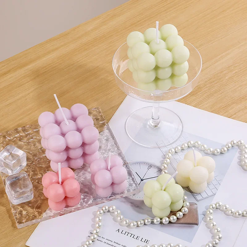 Bubble-Cute-Small-Candle-Aroma-Colorido-Handmade-Wedding-Ceremony ...