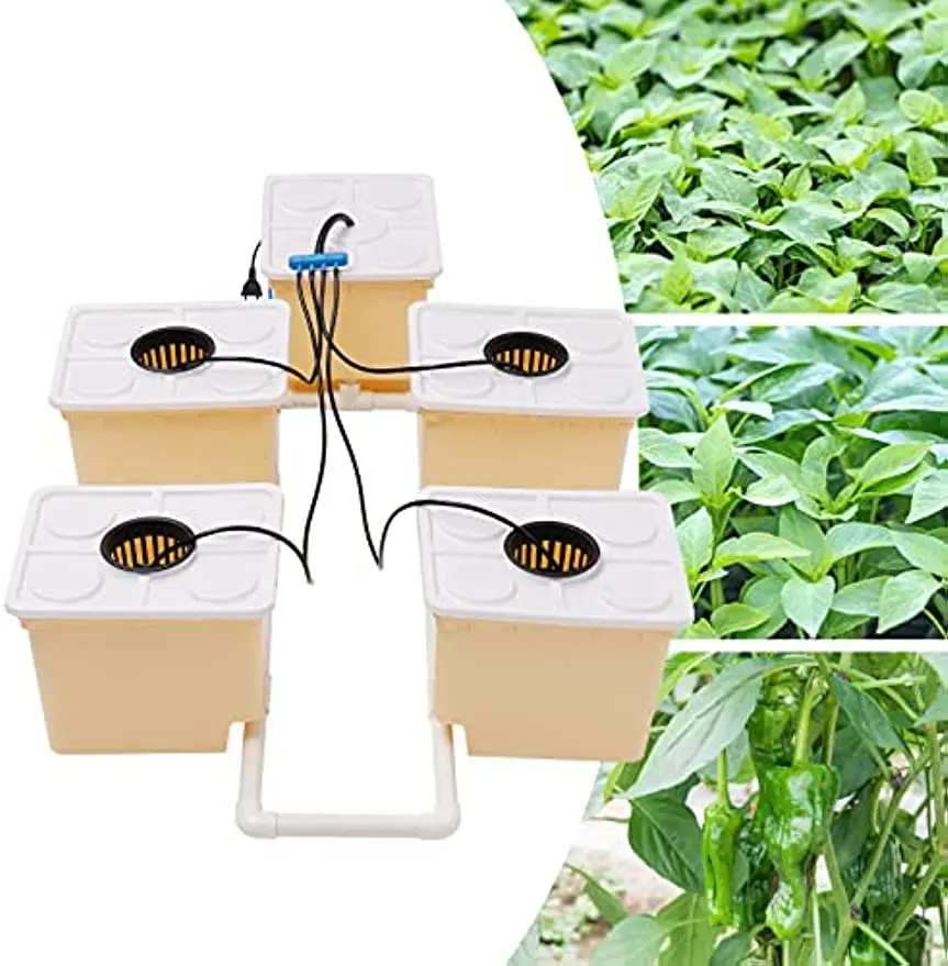 Hydroponics-Grow-System-Kit-Bucket-Drip-Cultivation-System-For-Indoor ...